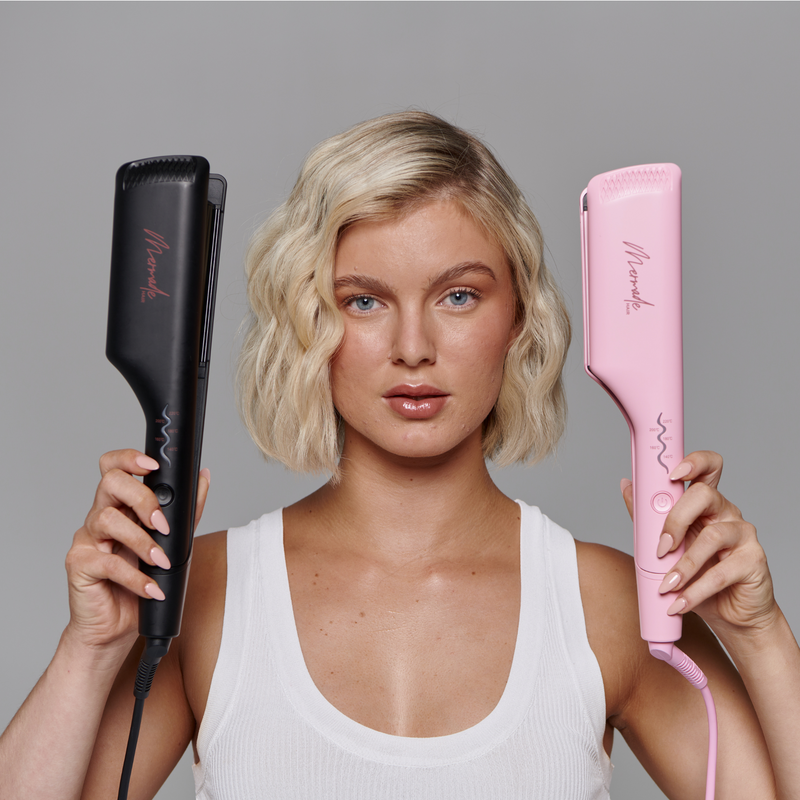 NEW 1-inch Double Waver Pink - Mermade Hair